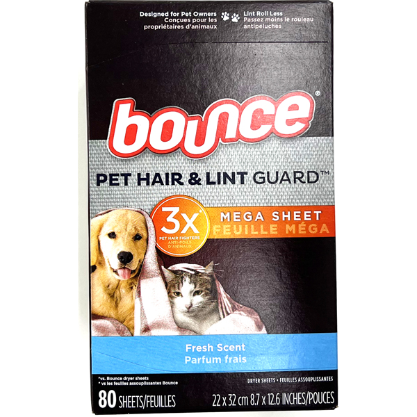 National Azabu P G BOUNCE PET HAIR LINT GUARD FRESH SCENT DRYER SHEETS National Azabu P G BOUNCE PET HAIR LINT GUARD FRESH SCENT DRYER SHEETS